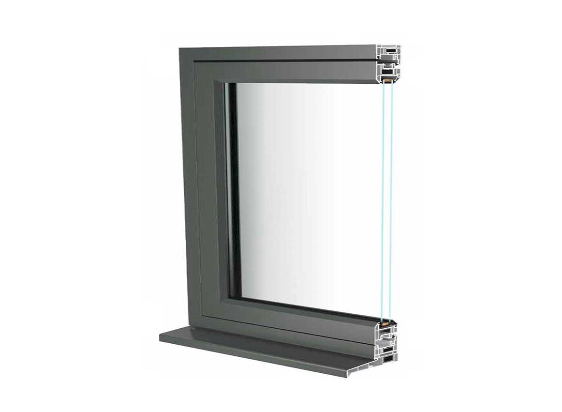 70mm Fully Reversible Top Swing Window | Solar Windows