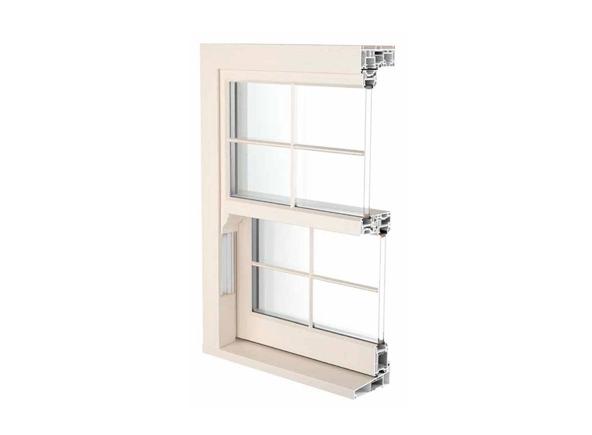 PVCU Vertical Sliding Sash Window | Solar Windows